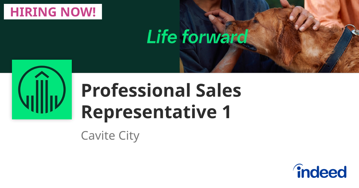 Professional Sales Representative 1 - Cavite City - Indeed.com