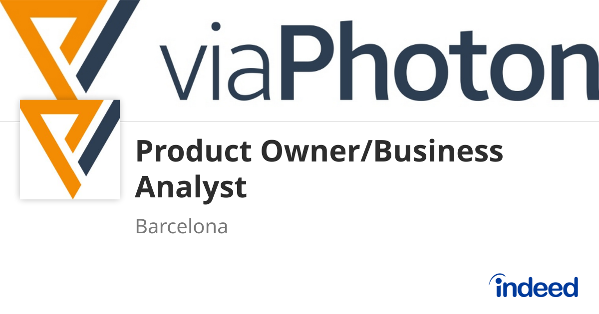 Product Owner/Business Analyst - 08025 Barcelona, Barcelona provincia ...