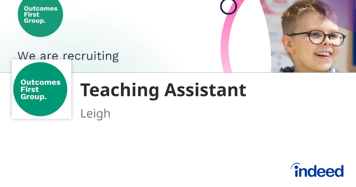Teaching Assistant - Leigh WN7 4SB - Indeed.com
