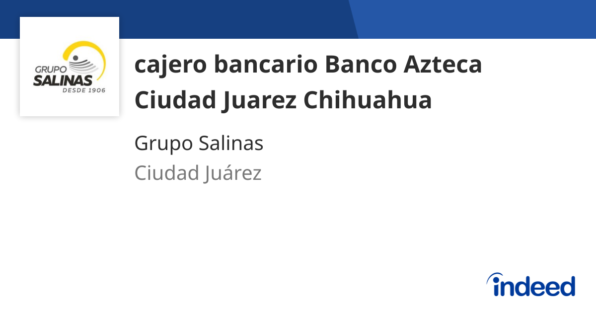 cajero bancario Banco Azteca Ciudad Juarez Chihuahua - Ciudad Juárez ...