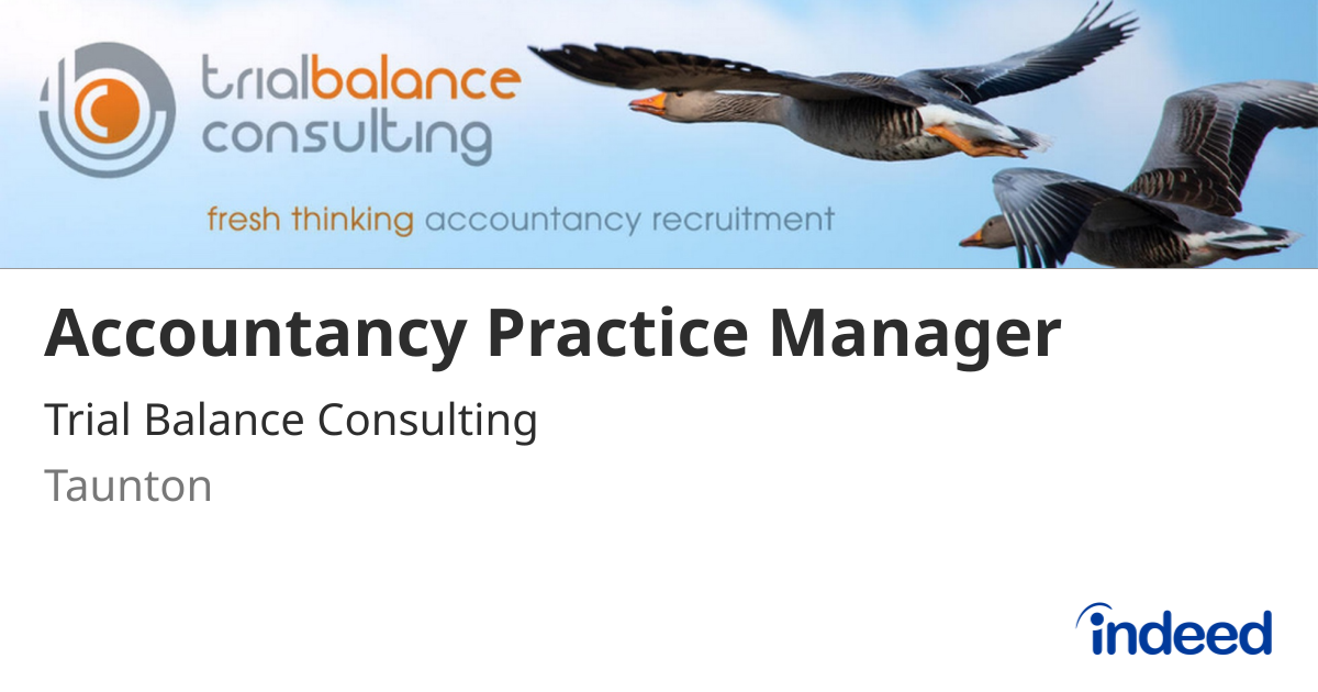 Accountancy Practice Manager - Taunton - Indeed.com