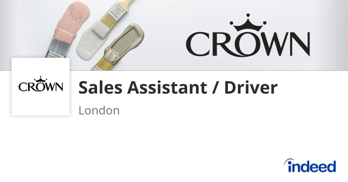 Sales Assistant / Driver - London E3 2JE - Indeed.com