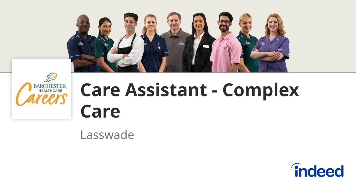 Care Assistant - Complex Care - Lasswade EH18 1HT - Indeed.com