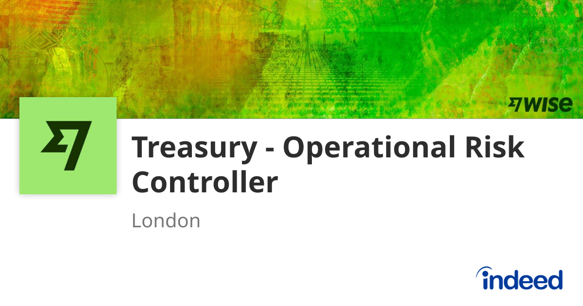 Treasury - Operational Risk Controller - London EC2A 4JE - Indeed.com