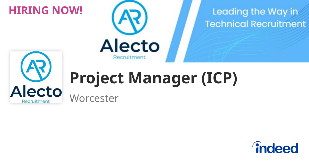 Project Manager (ICP) - Worcester - Indeed.com
