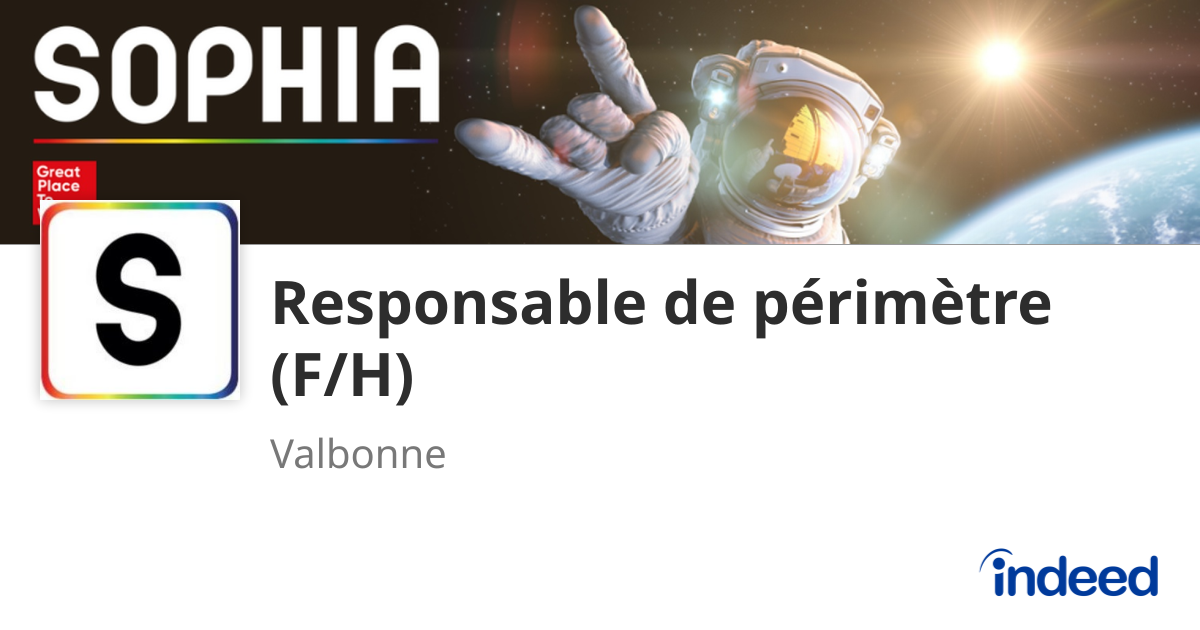 Responsable de périmètre (F/H) - Valbonne (06) - Indeed.com