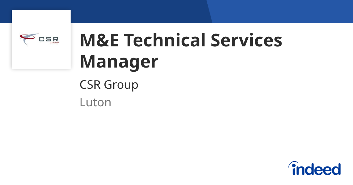 MEP Manager - Luton - Indeed.com