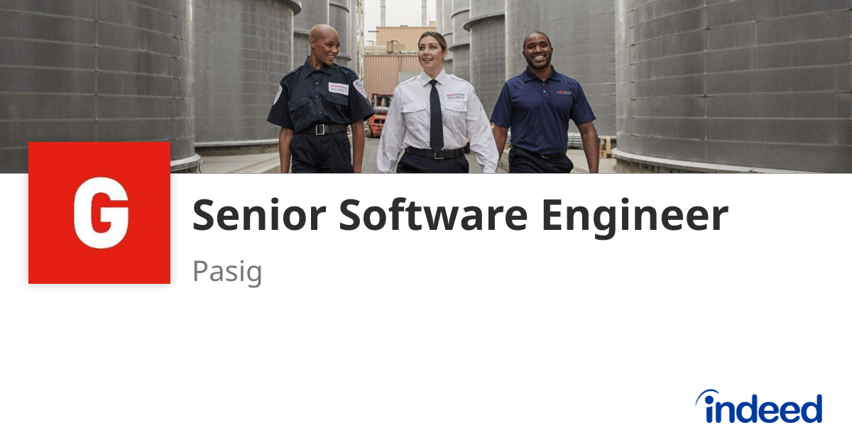 Senior Software Engineer (For Pooling) - Pasig - Indeed.com