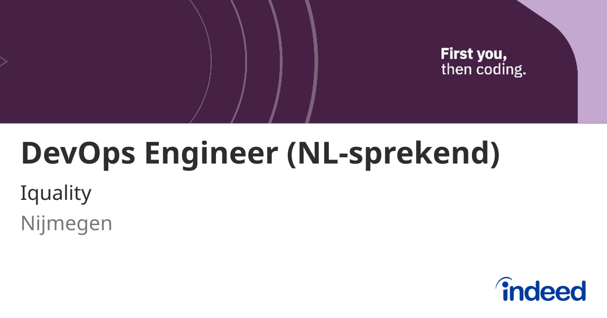 DevOps Engineer (NL-sprekend) - 6534 Nijmegen - Indeed.com