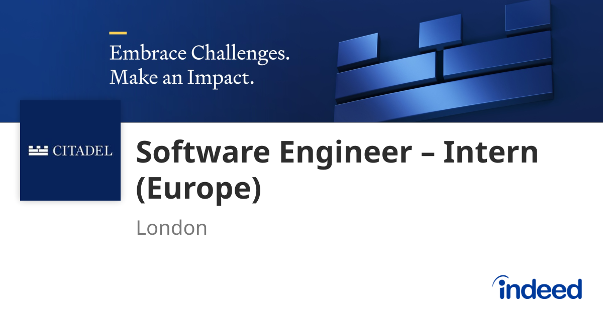 Software Engineer – Intern (Europe) - London - Indeed.com