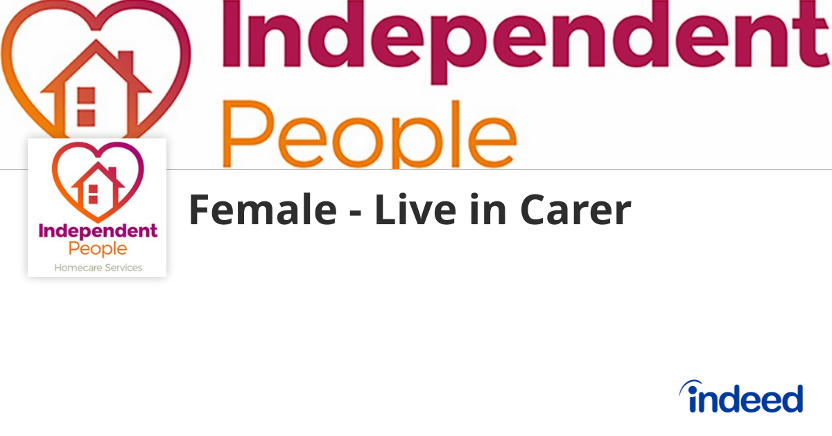 Female - Live in Carer - Essex - Indeed.com