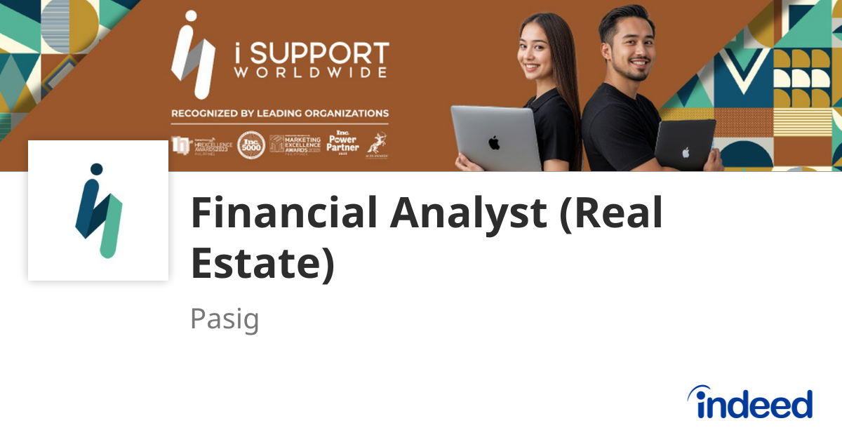 Financial Analyst (Real Estate) - Pasig - Indeed.com