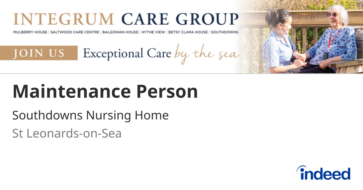 Maintenance Person - St Leonards-on-Sea TN38 0SE - Indeed.com