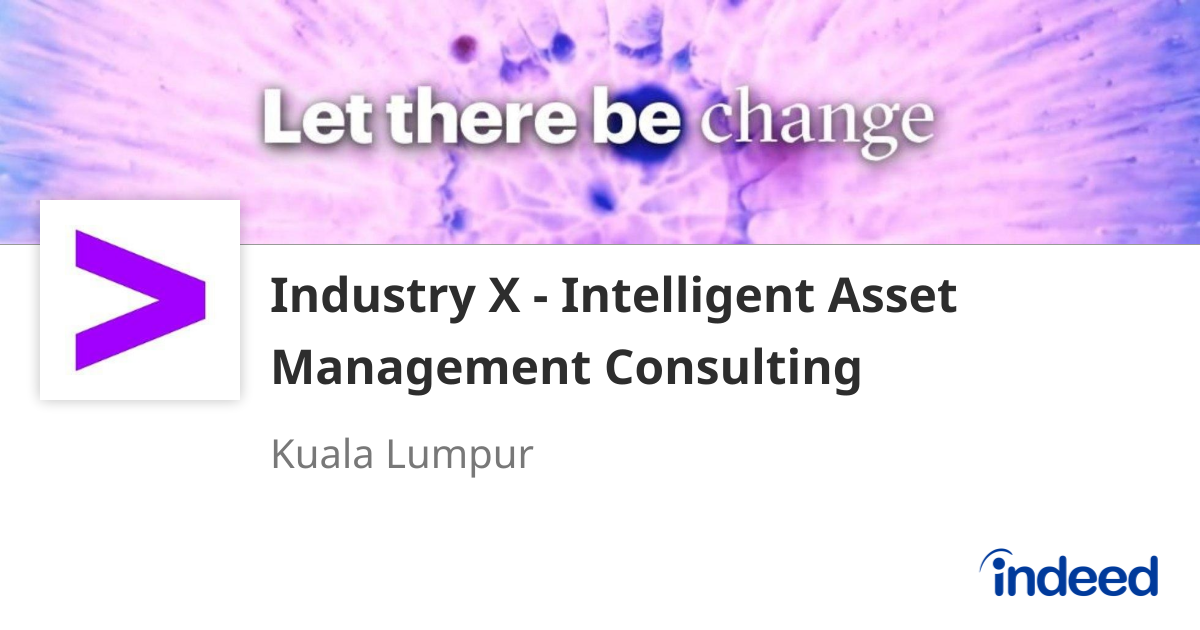 Industry X - Intelligent Asset Management Consulting - Kuala Lumpur ...