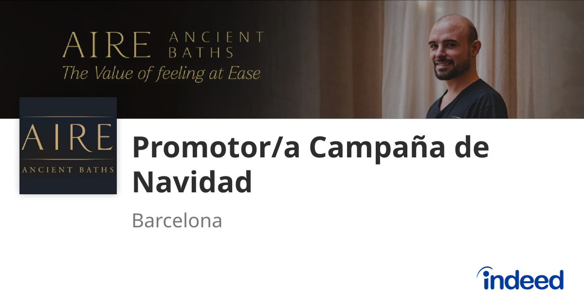 Christmas Sales Ambassador - 08003 Barcelona, Barcelona provincia ...