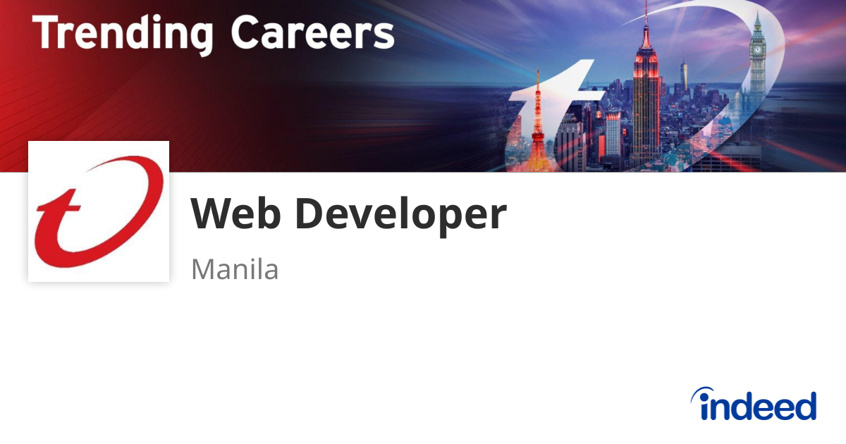 Web Developer - Manila - Indeed.com