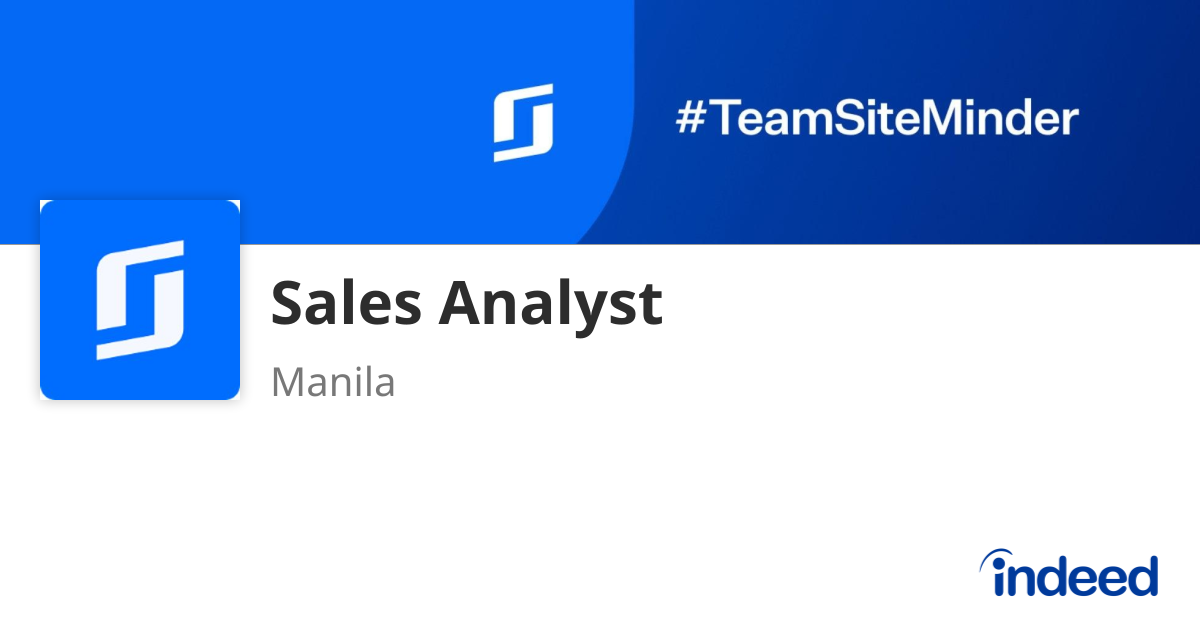 Sales Analyst - Manila - Indeed.com