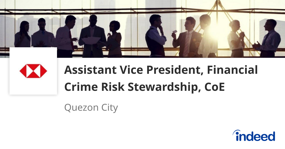 Assistant Vice President, Financial Crime Risk Stewardship, CoE ...