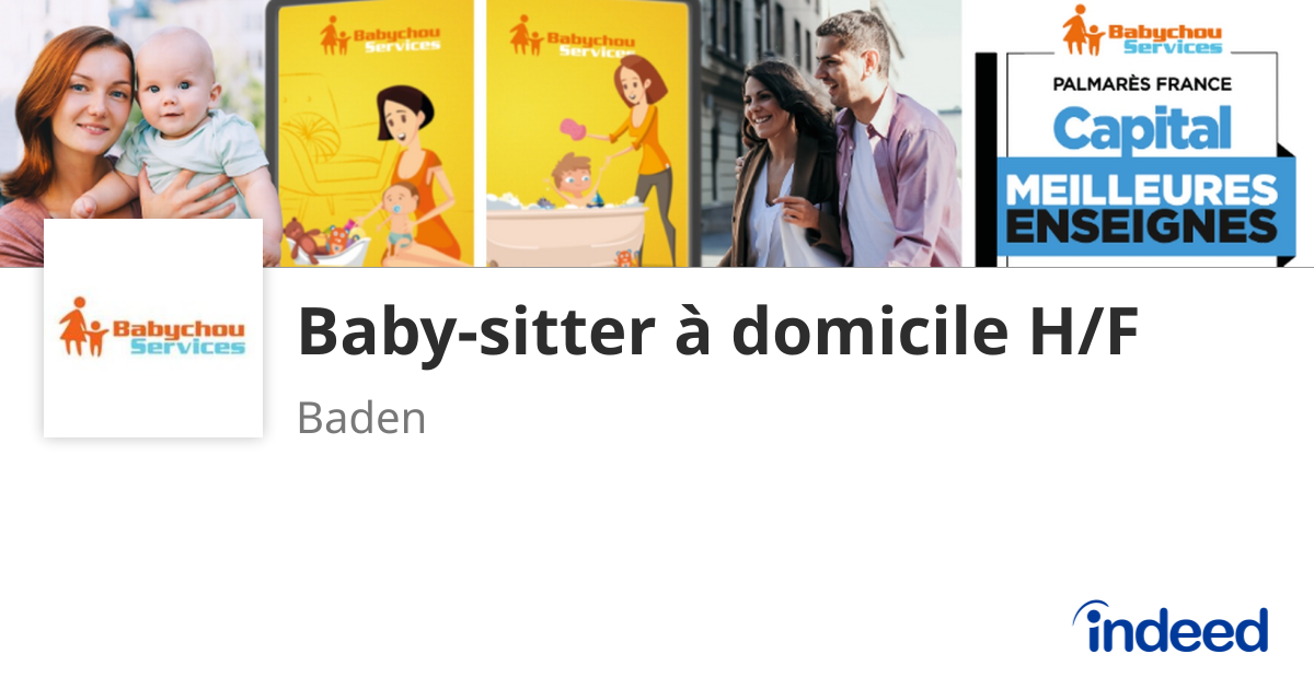 Baby-sitter à domicile H/F - Baden (56) - Indeed.com