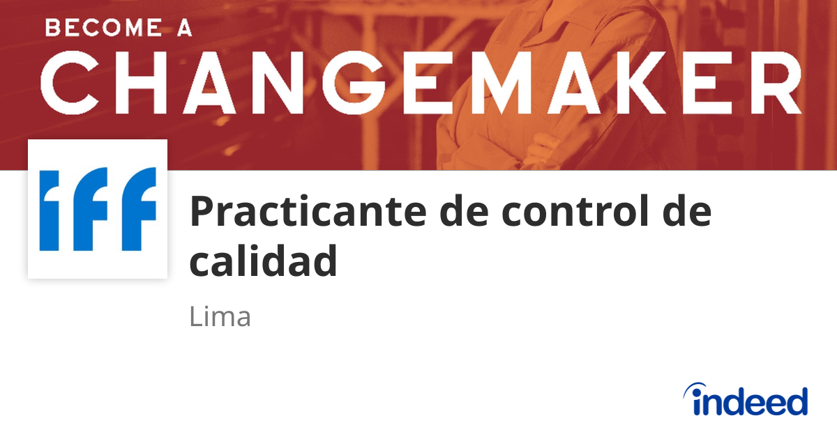 Practicante de control de calidad - Lima, Lima - Indeed.com