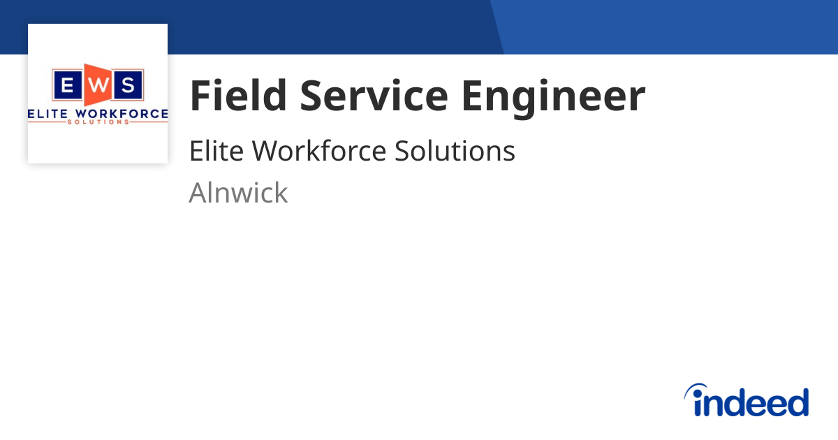 Field Service Engineer - Alnwick NE66 1BB - Indeed.com
