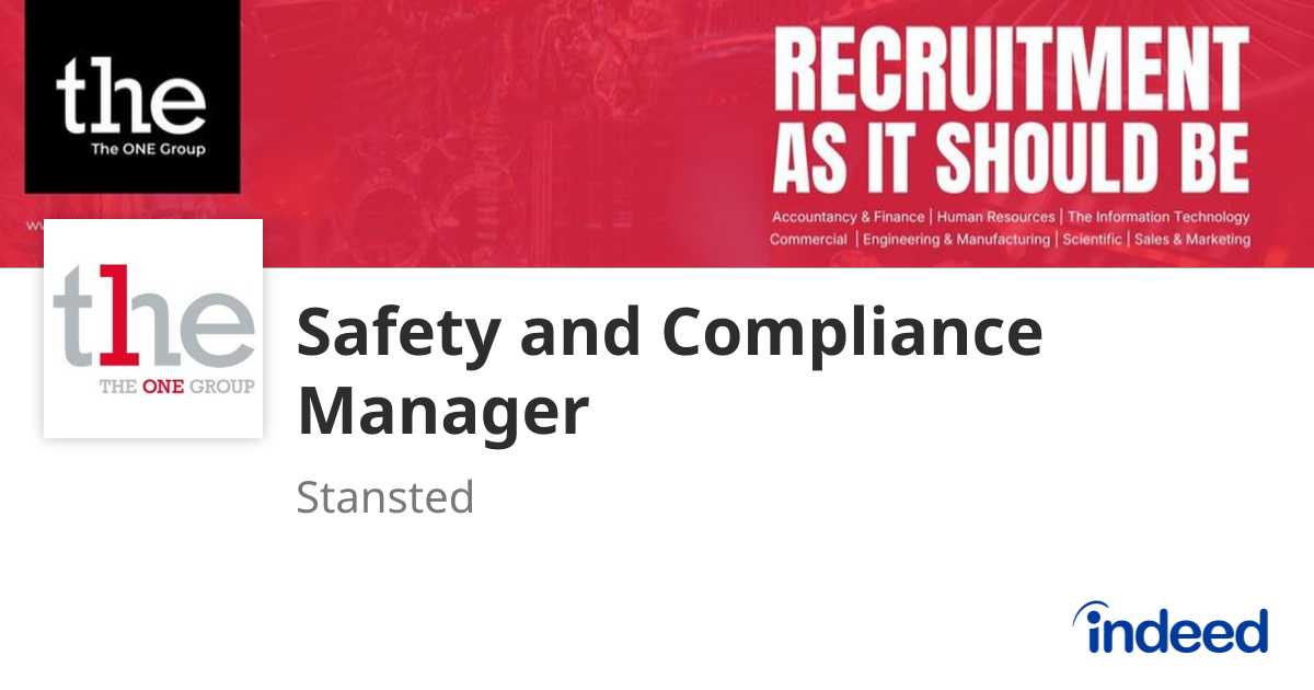 Safety and Compliance Manager - Stansted - Indeed.com