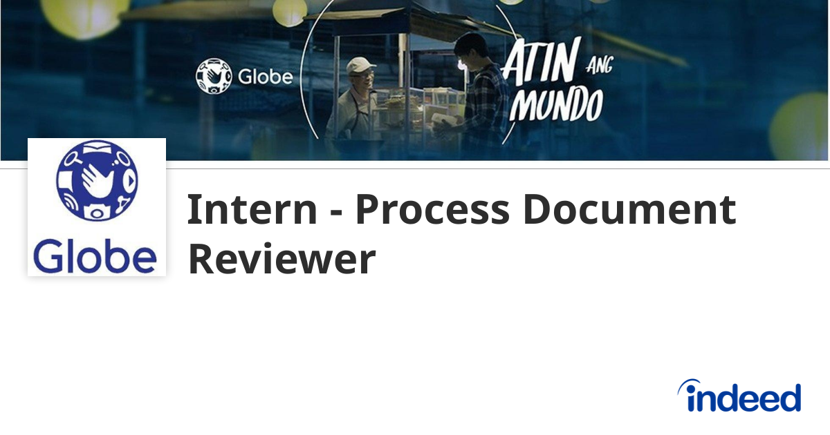 Intern - Process Document Reviewer - Philippines - Indeed.com
