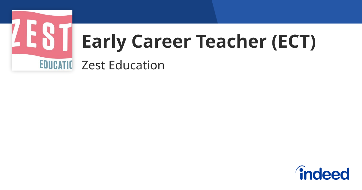Early Career Teacher (ECT) - West Midlands Region - Indeed.com