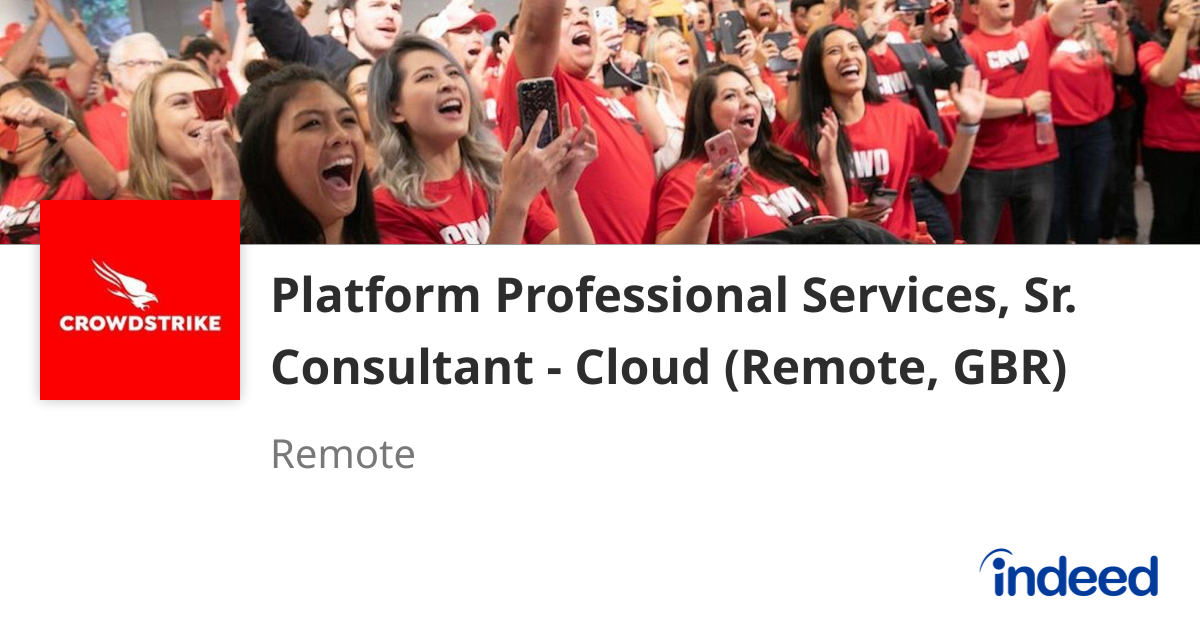 Platform Professional Services, Sr. Consultant - Cloud (Remote, GBR) - Remote - Indeed.com