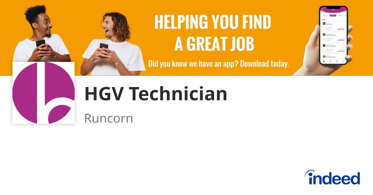 HGV Technician - Runcorn WA7 3AT - Indeed.com