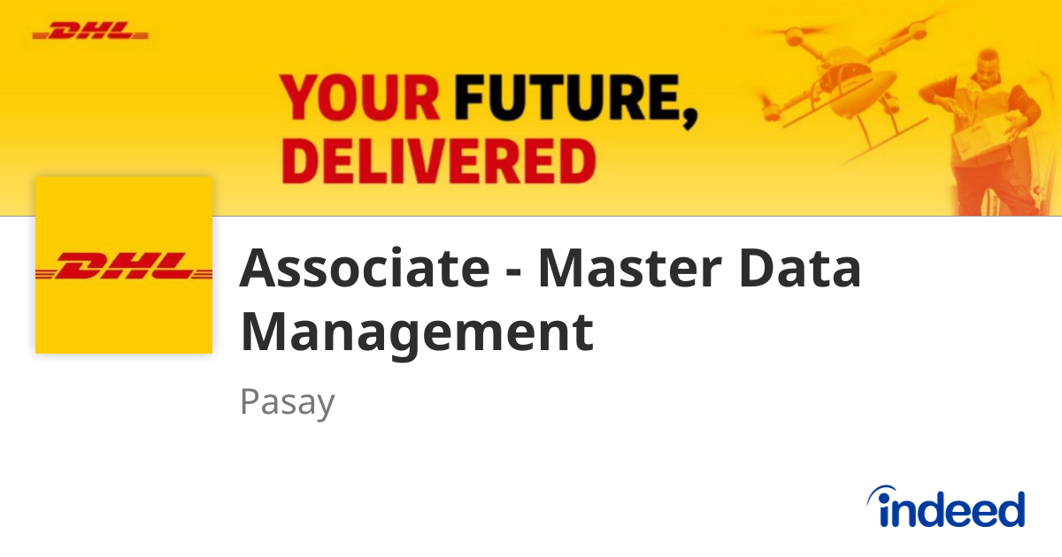 Associate - Master Data Management - Pasay - Indeed.com