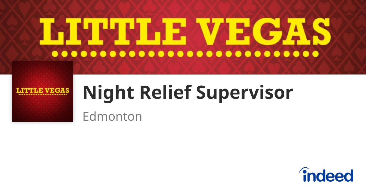 Night Relief Supervisor - Edmonton N18 - Indeed.com