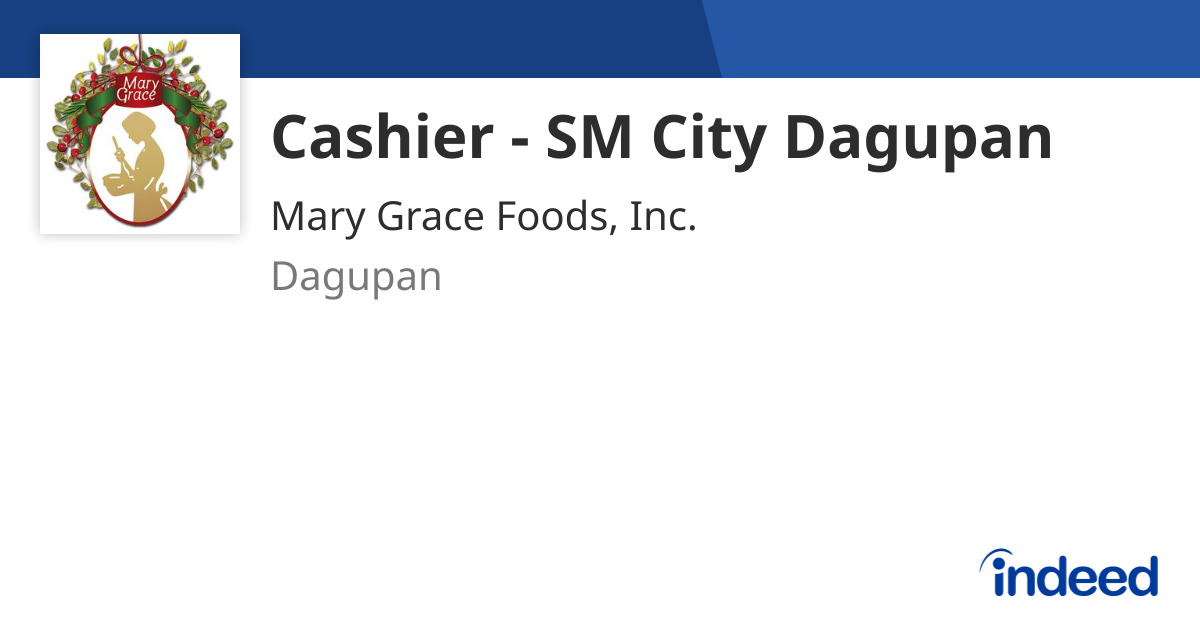 Cashier - SM City Dagupan - Dagupan - Indeed.com