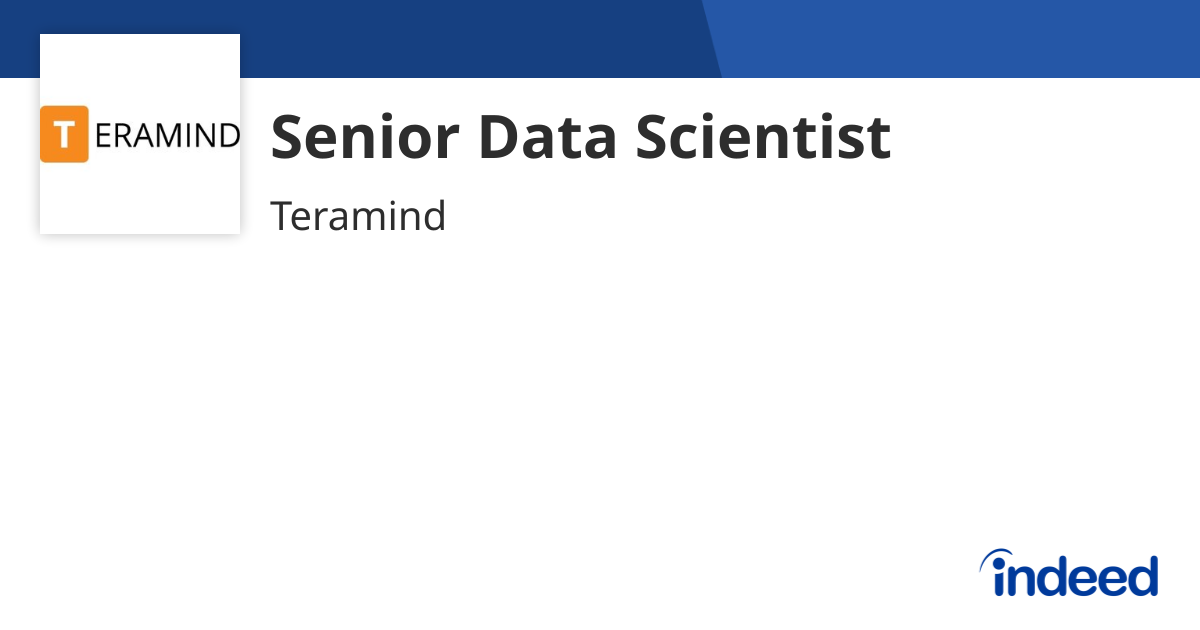 Senior Data Scientist - Rio Grande do Sul - Indeed.com