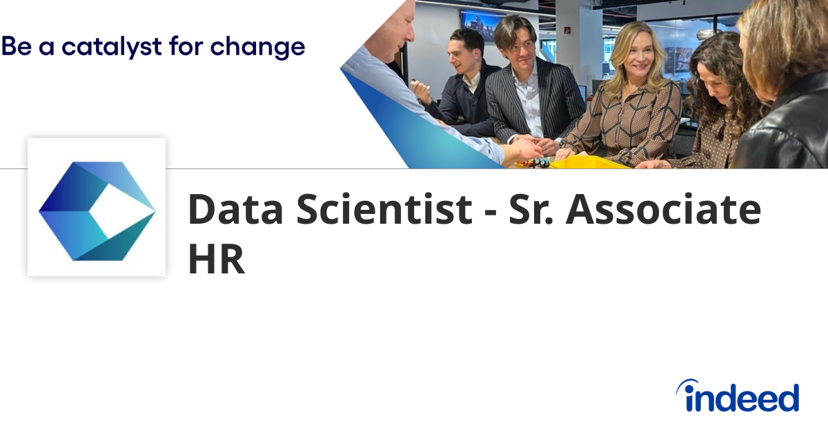 Data Scientist - Sr. Associate HR - Chennai, Tamil Nadu - Indeed.com