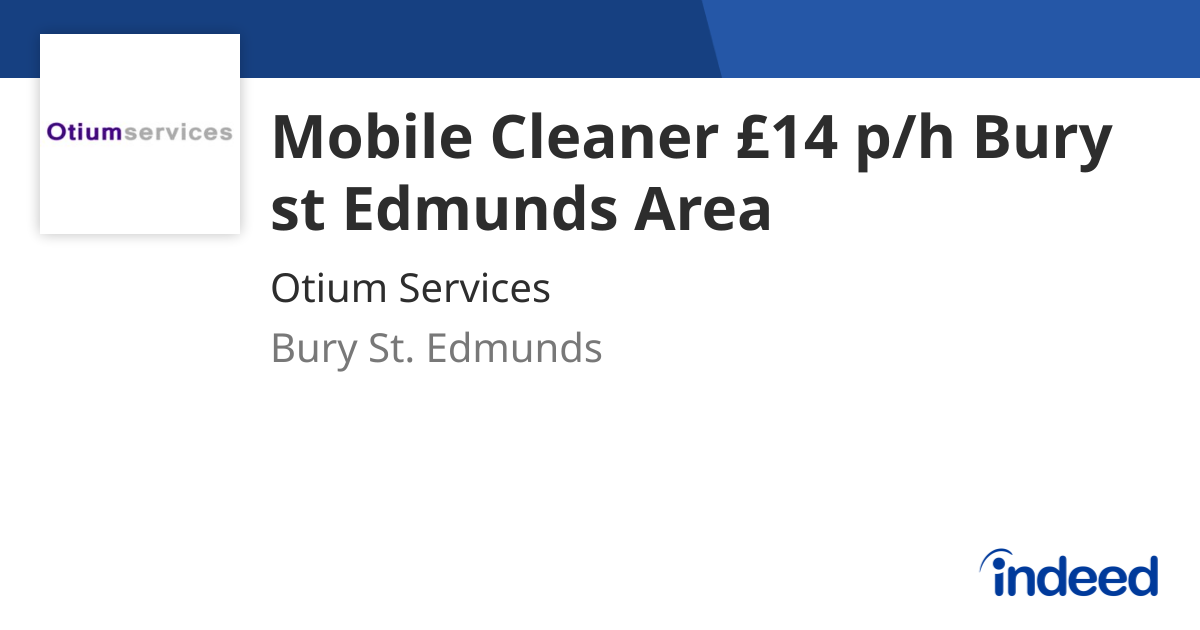 Mobile Cleaner £14 p/h Bury st Edmunds Area - Bury St. Edmunds IP32 ...