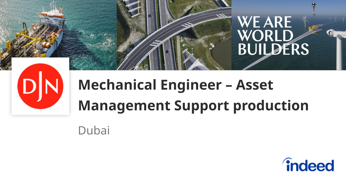 Mechanical Engineer – Asset Management Support production equipment ...