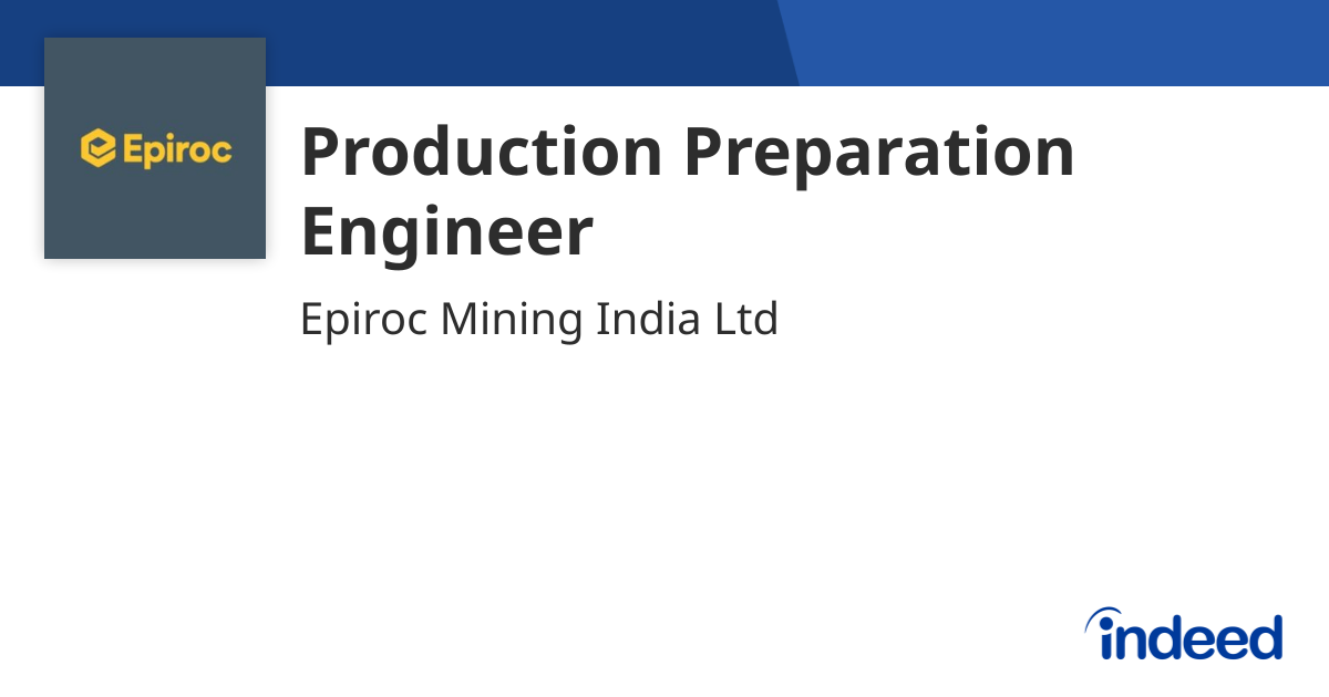 Production Preparation Engineer - Bengaluru, Karnataka - Indeed.com