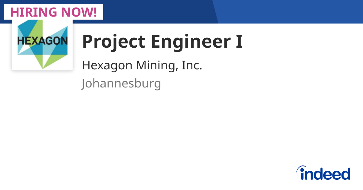 Project Engineer I - Johannesburg, Gauteng 2196 - Indeed.com