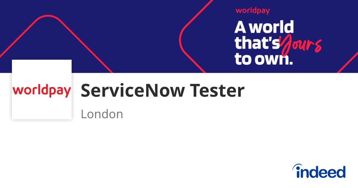 ServiceNow Tester - London - Indeed.com