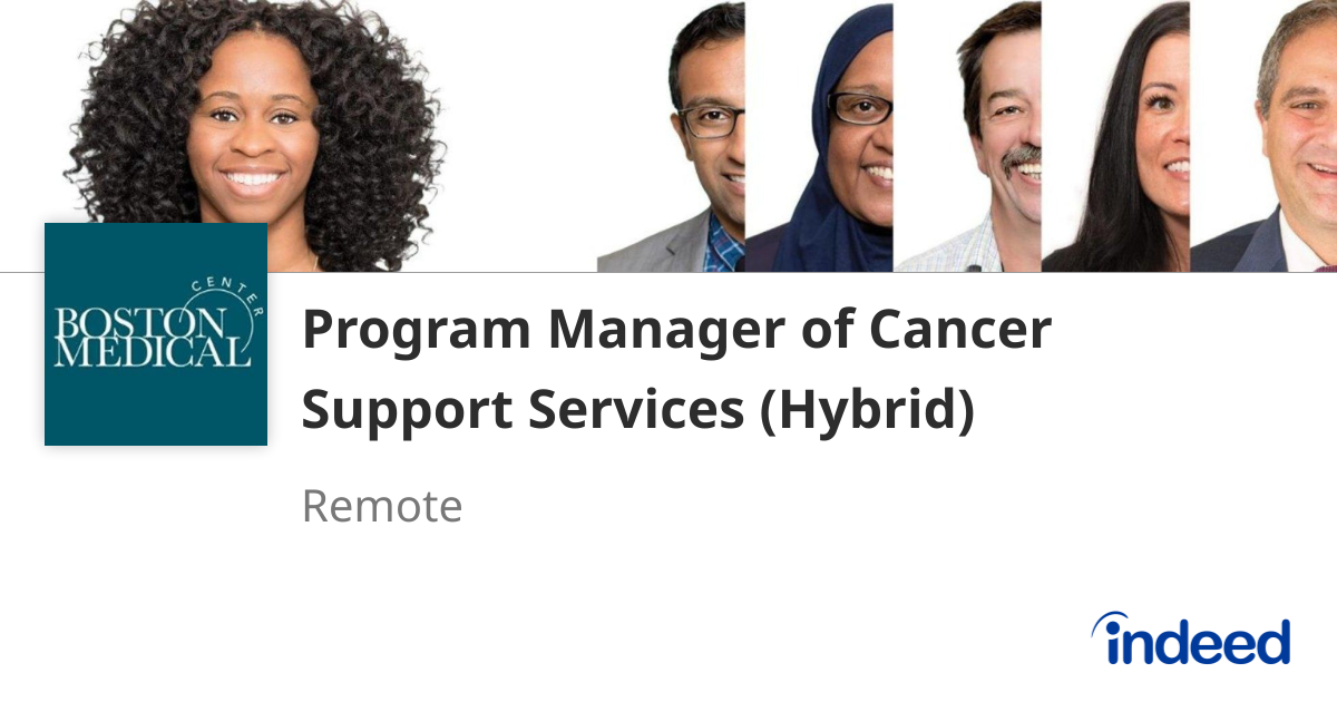 Program Manager of Cancer Support Services (Hybrid) - Remote - Indeed.com