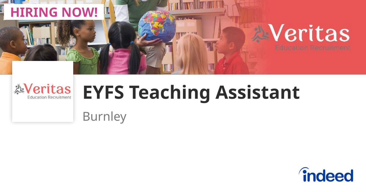 EYFS Teaching Assistant - Burnley - Indeed.com