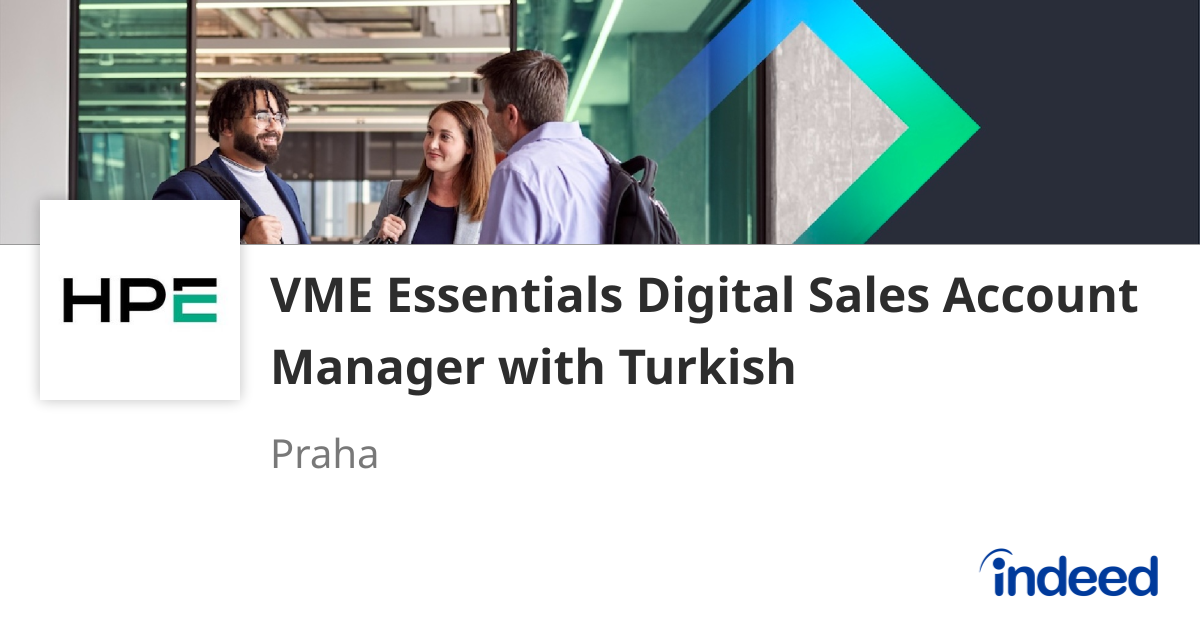 VME Essentials Digital Sales Account Manager with Turkish - 08018 ...