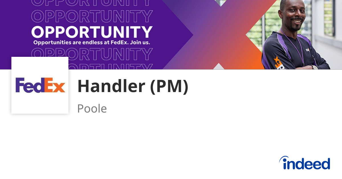 Handler (PM) - Poole BH17 - Indeed.com
