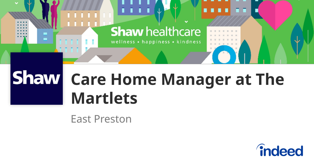 Care Home Manager at The Martlets - East Preston - Indeed.com