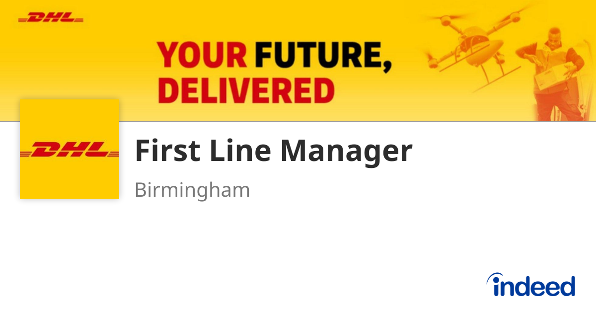 First Line Manager - Birmingham - Indeed.com