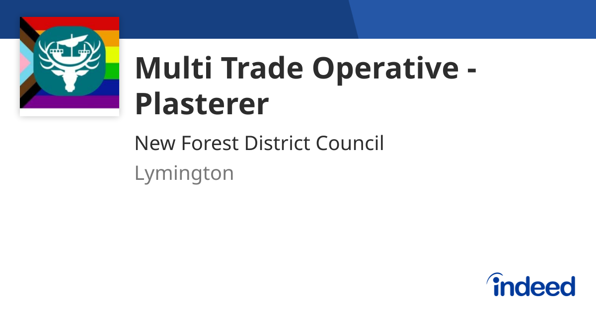 Multi Trade Operative - Plasterer - Lymington - Indeed.com