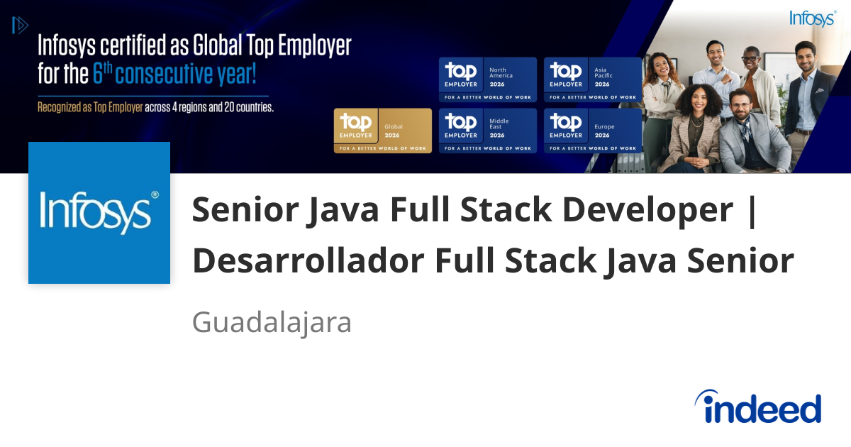 Senior Java Full Stack Developer | Desarrollador Full Stack Java Senior - Guadalajara, Jal ...