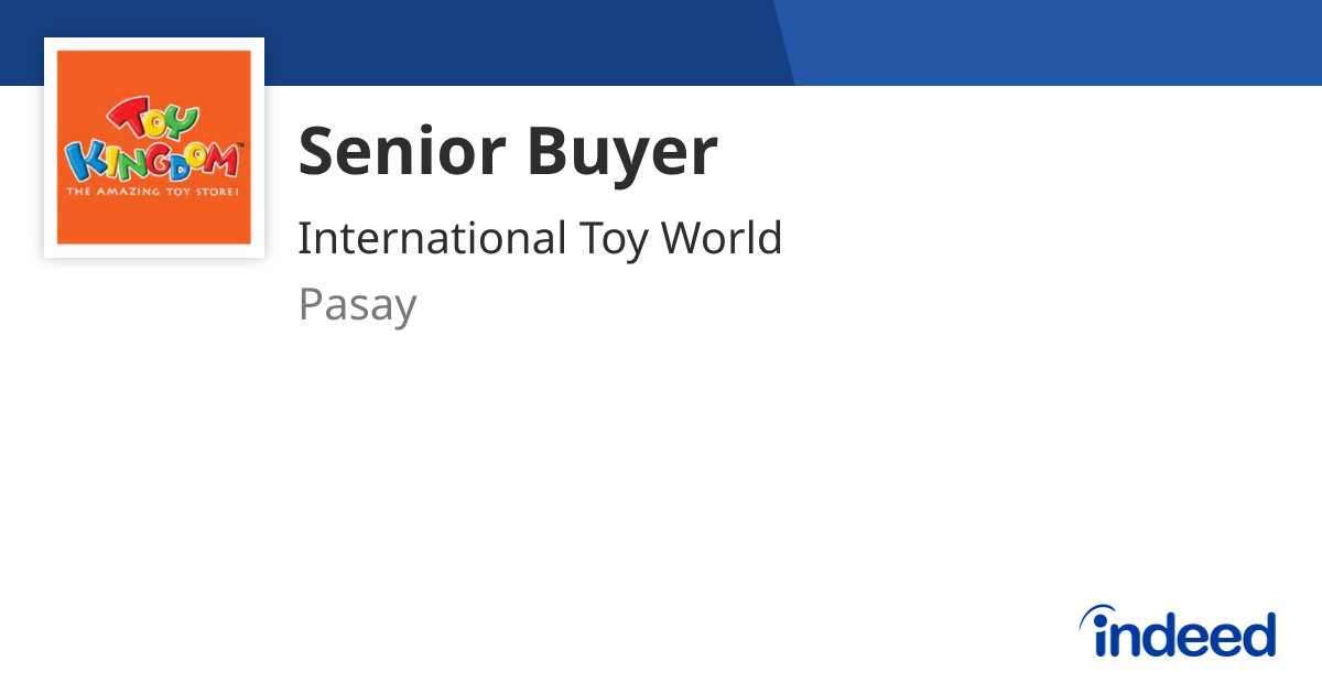 Senior Buyer - Pasay - Indeed.com
