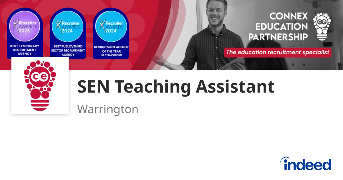 SEN Teaching Assistant - Widnes - Indeed.com